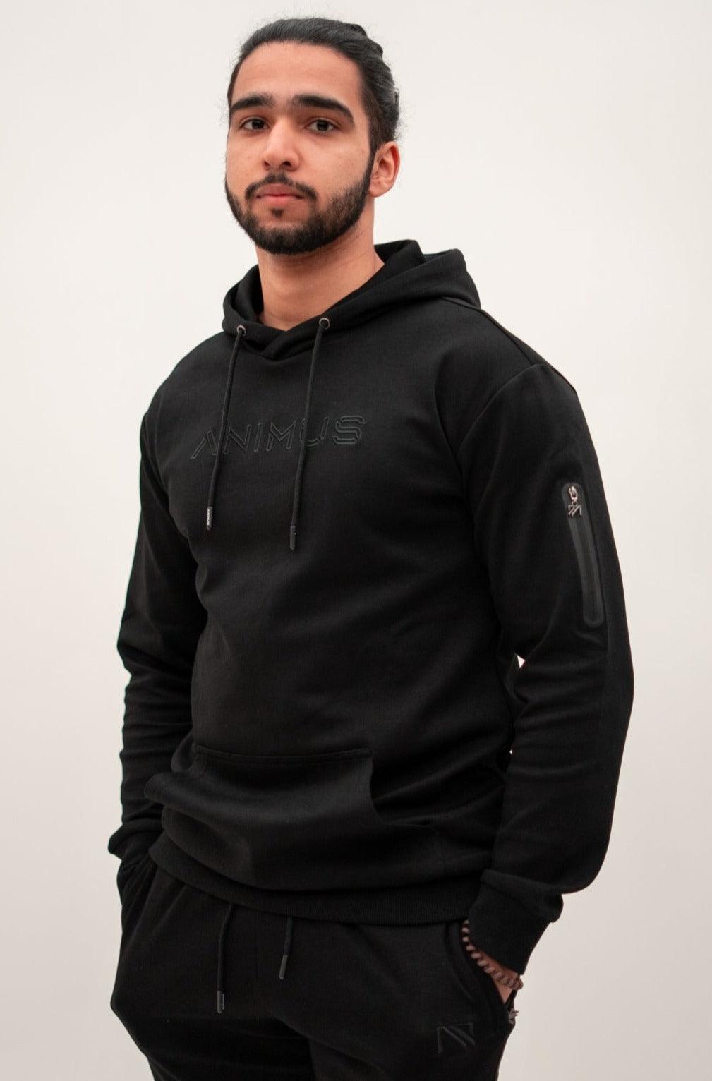 Animus Tech Hoodie - Triple Black– Animus Physique