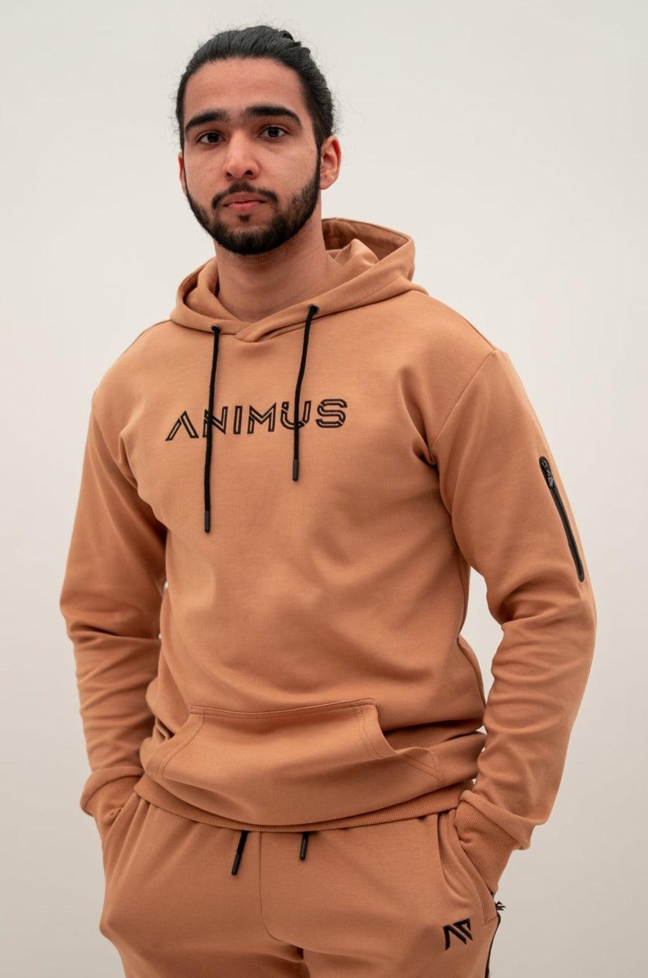 Animus Tech Hoodie - Coffee Brown– Animus Physique